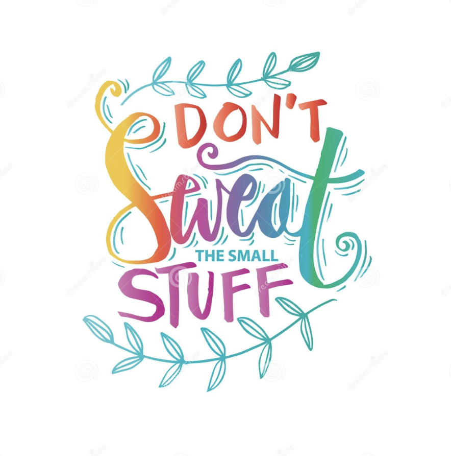 WHY DO WE SWEAT THE SMALL STUFF? – Life In Balance Coaching